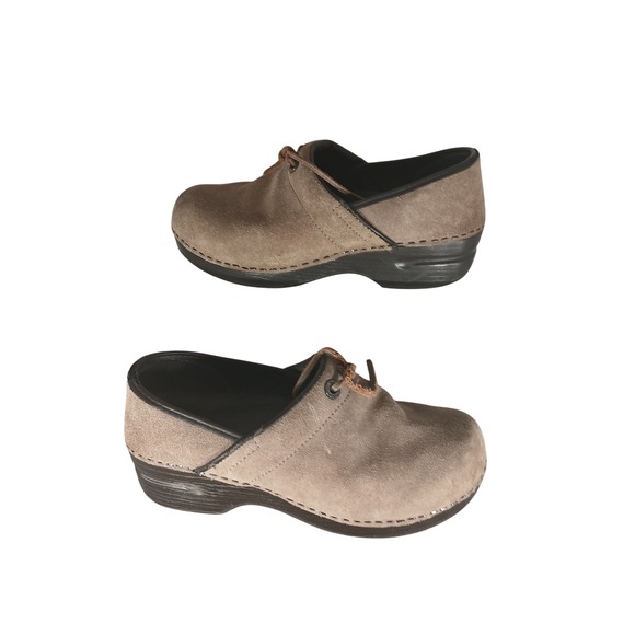 Lands' End | Shoes | Lands End Womens Suede Clogs Slip On Comfort Shoes ...